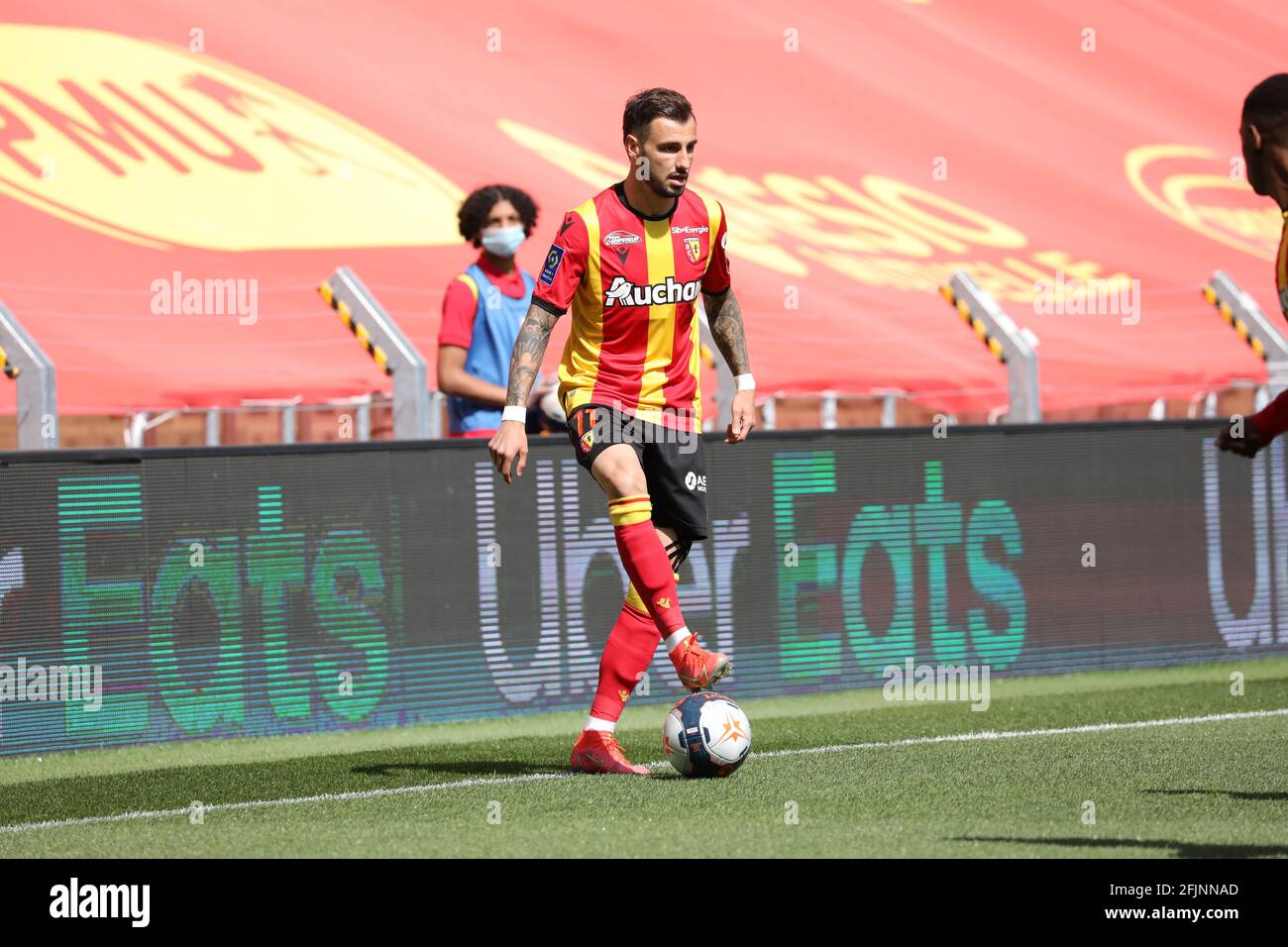 Jonathan Clauss Lens during the French championship Ligue 1 football ...