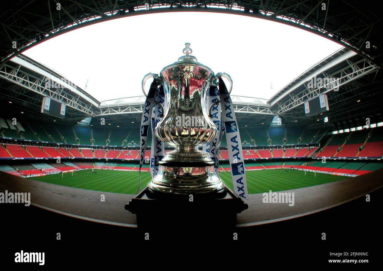 THE FA CUP FINAL IN THE MILLENNIUM STADIUM CARDIFF FOR THE FIRST TIME ...