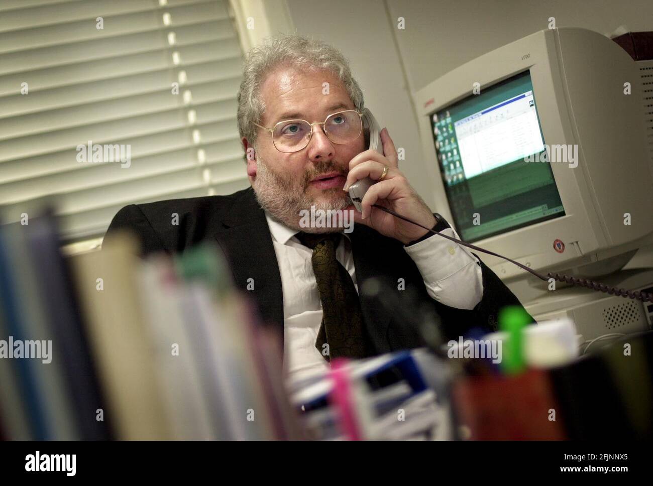 LORD TOBY HARRIS April 2001 PHOTO ANDY PARADISE Stock Photo - Alamy
