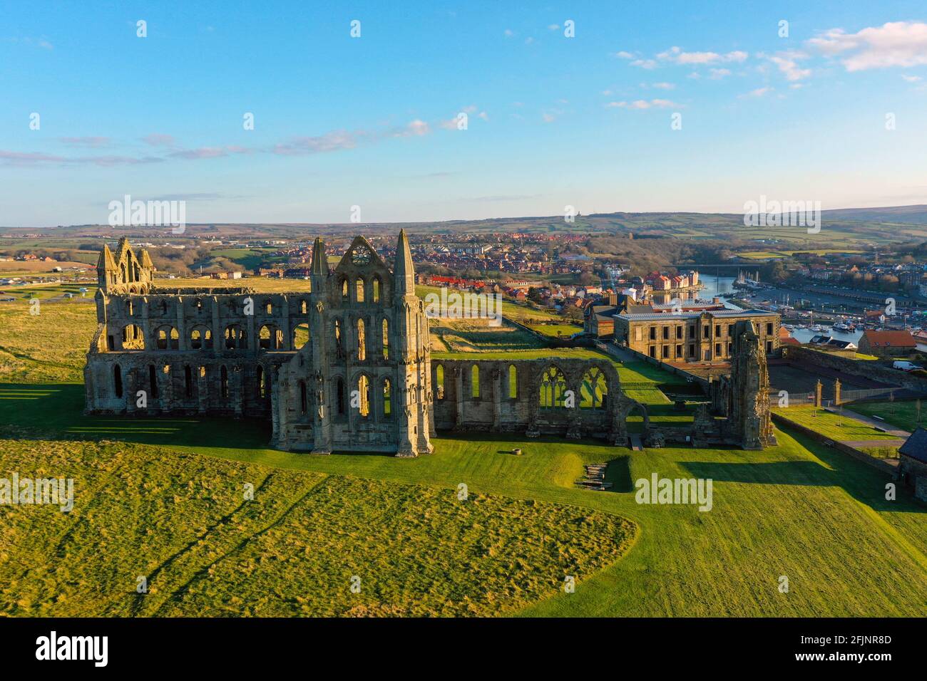 Whitby Abbey Ruins Stock Photo - Alamy