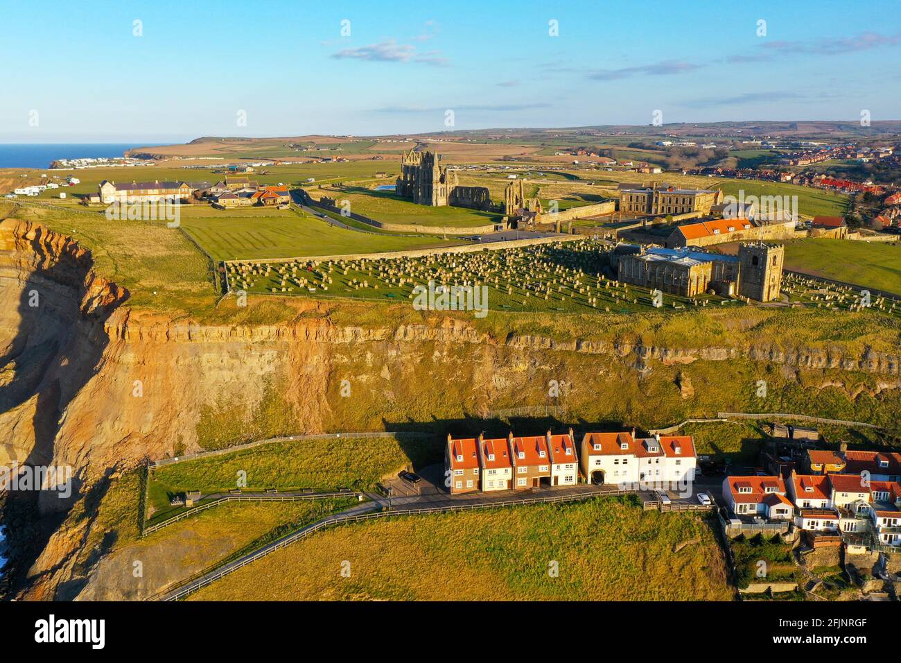 Whitby abbey silhouette hi-res stock photography and images - Alamy
