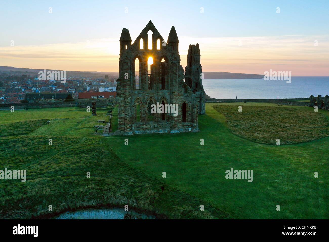 Aerial View Of Whitby High Resolution Stock Photography and Images - Alamy
