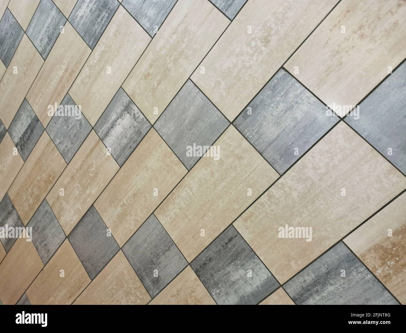 A decorative square and rectangular floor tiles Stock Photo - Alamy