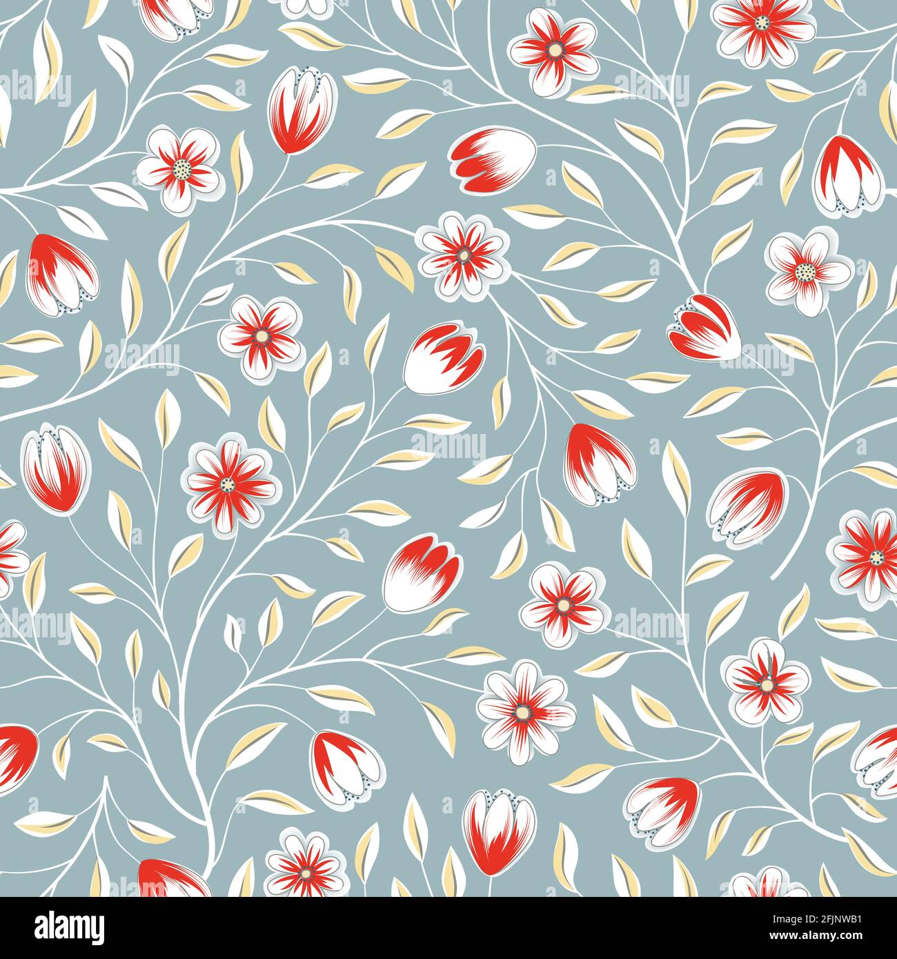 Floral seamless pattern. Flower background. Floral seamless texture ...
