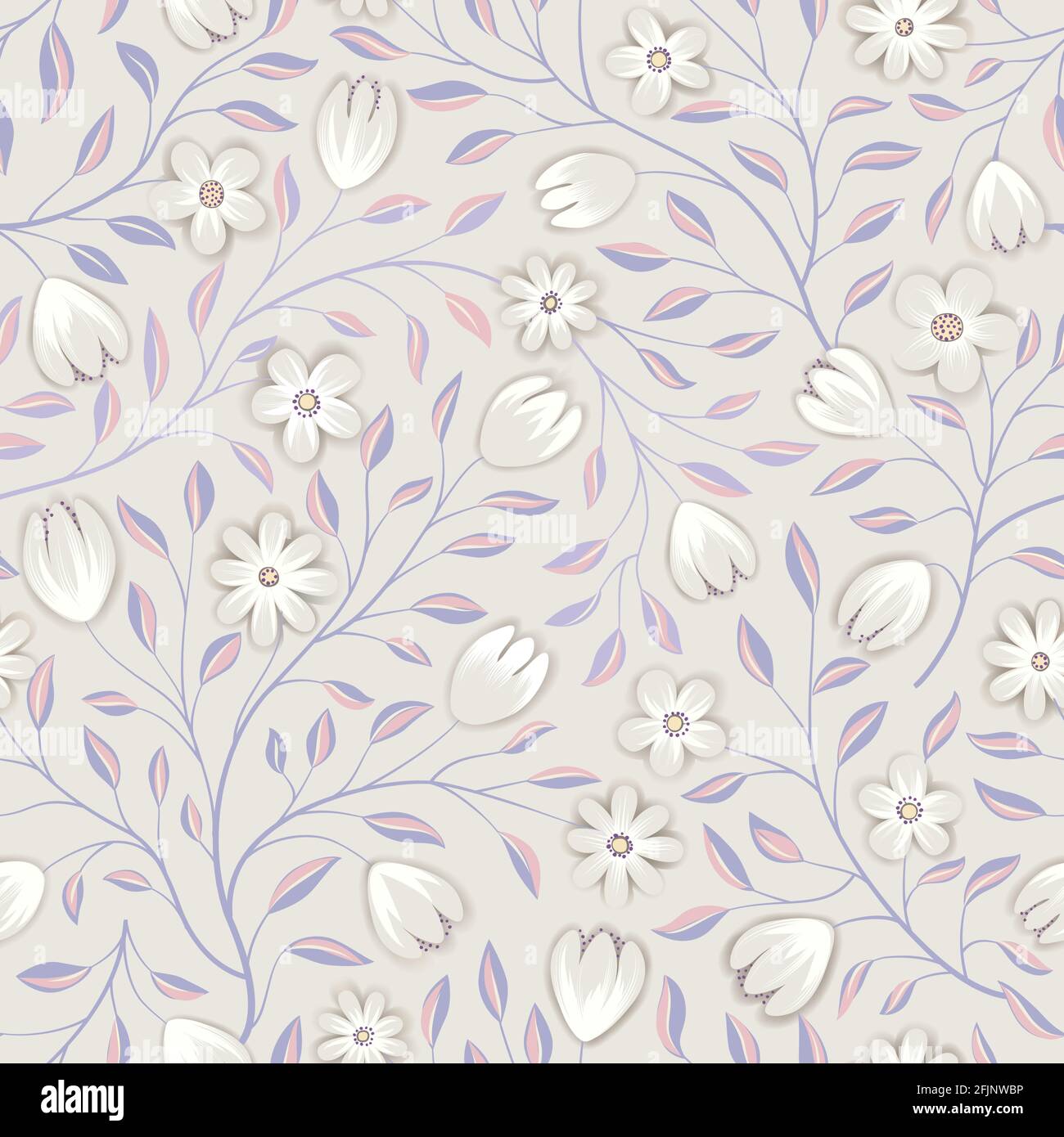Floral seamless pattern. Flower background. Floral seamless texture ...