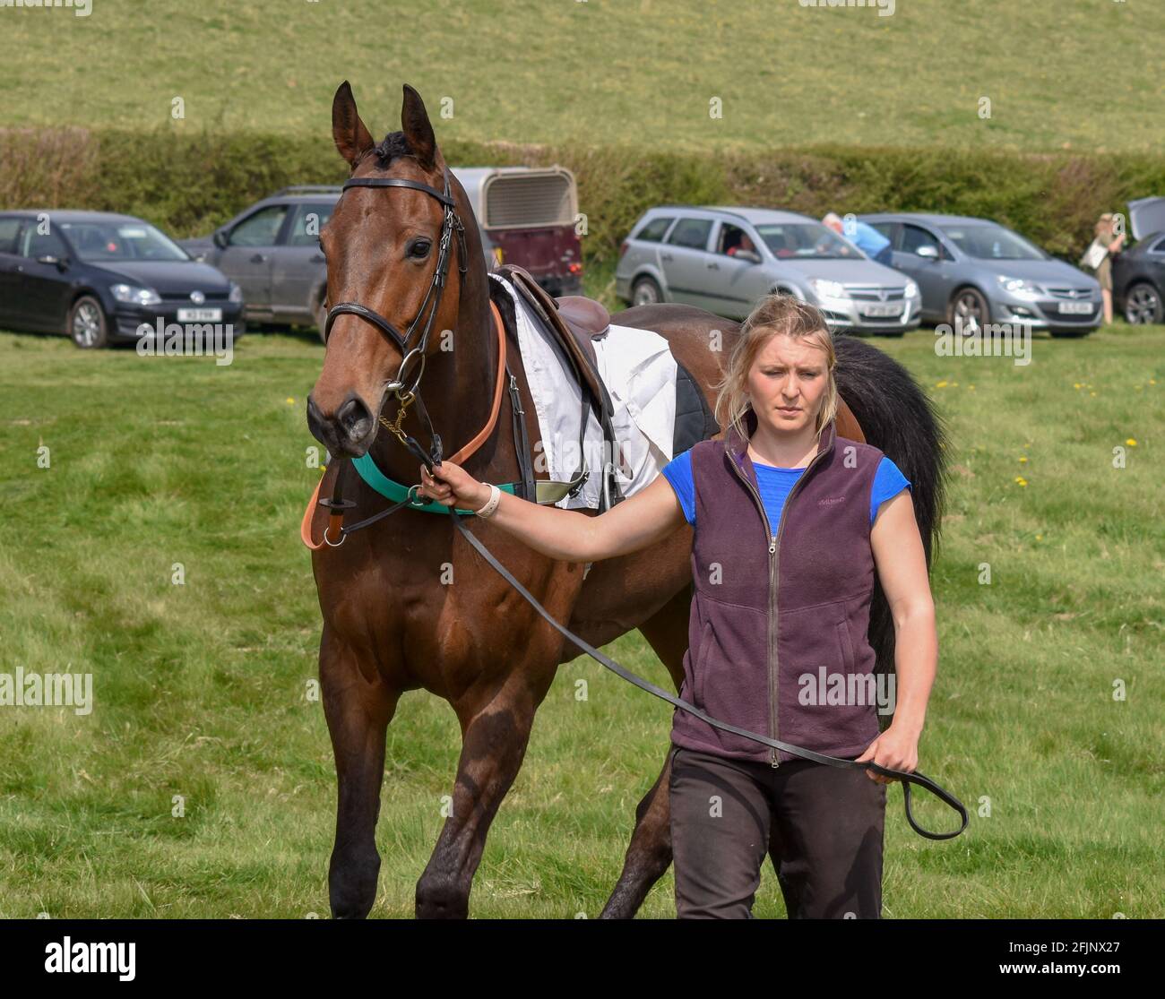 Eyton Races on a beautiful Easter Monday, Horse Racing at its best ...
