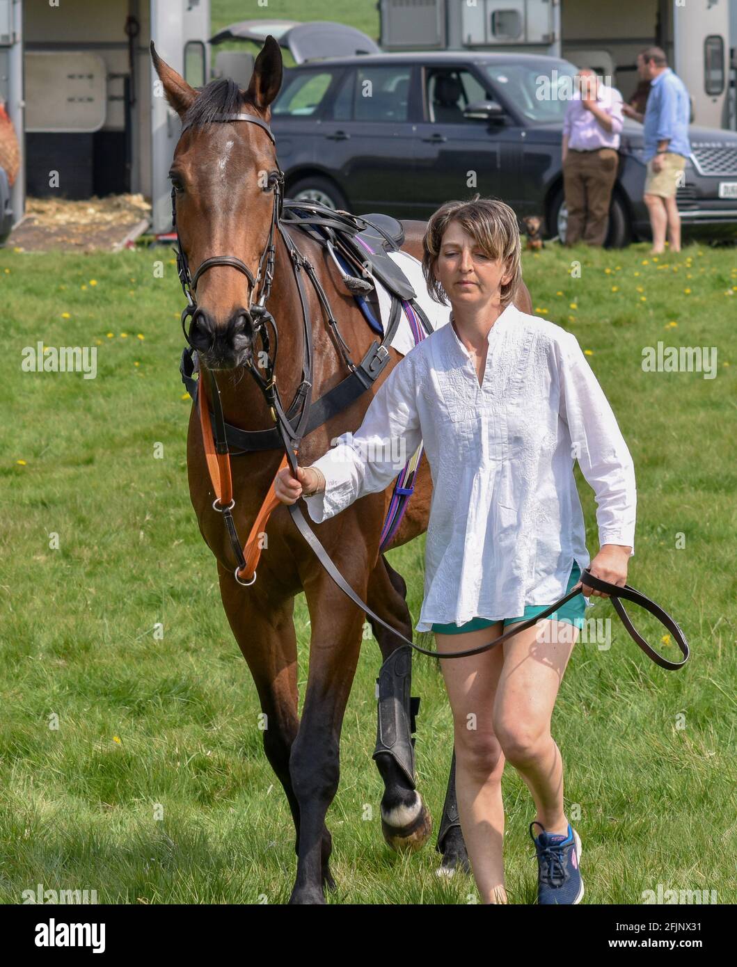 Eyton Races on a beautiful Easter Monday, Horse Racing at its best ...