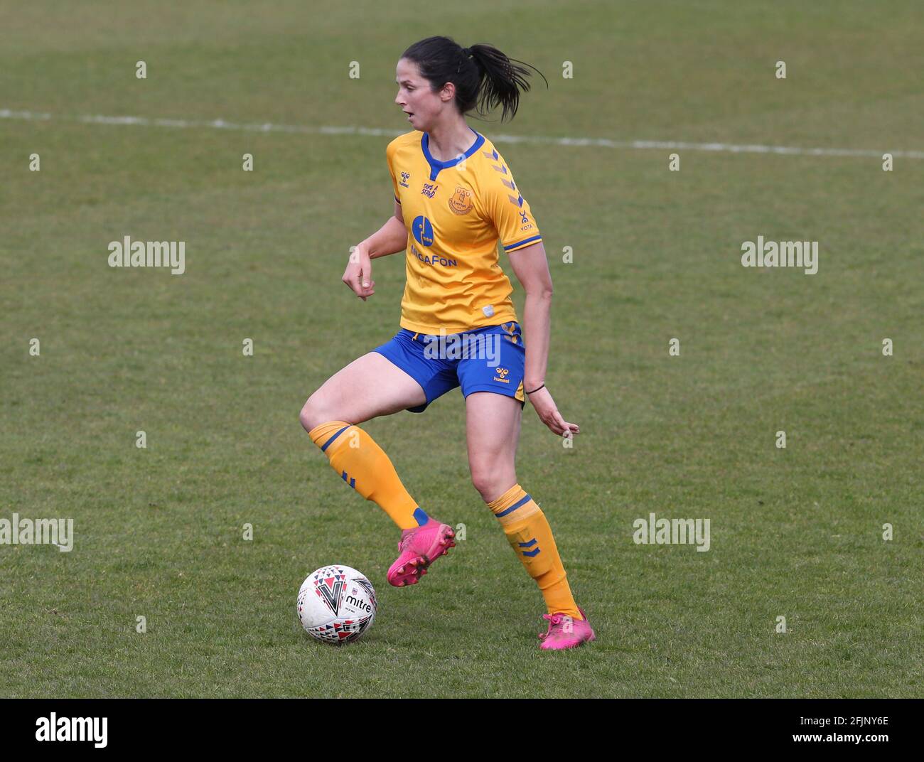 Dagenham, UK. 25th Apr, 2021. DAGENHAM, ENGLAND - APRIL 25: Abbey-Leigh ...