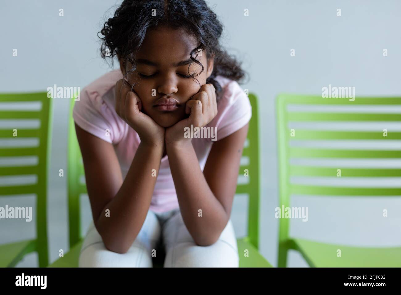 Girl Sitting In Room Bored High Resolution Stock Photography and Images ...