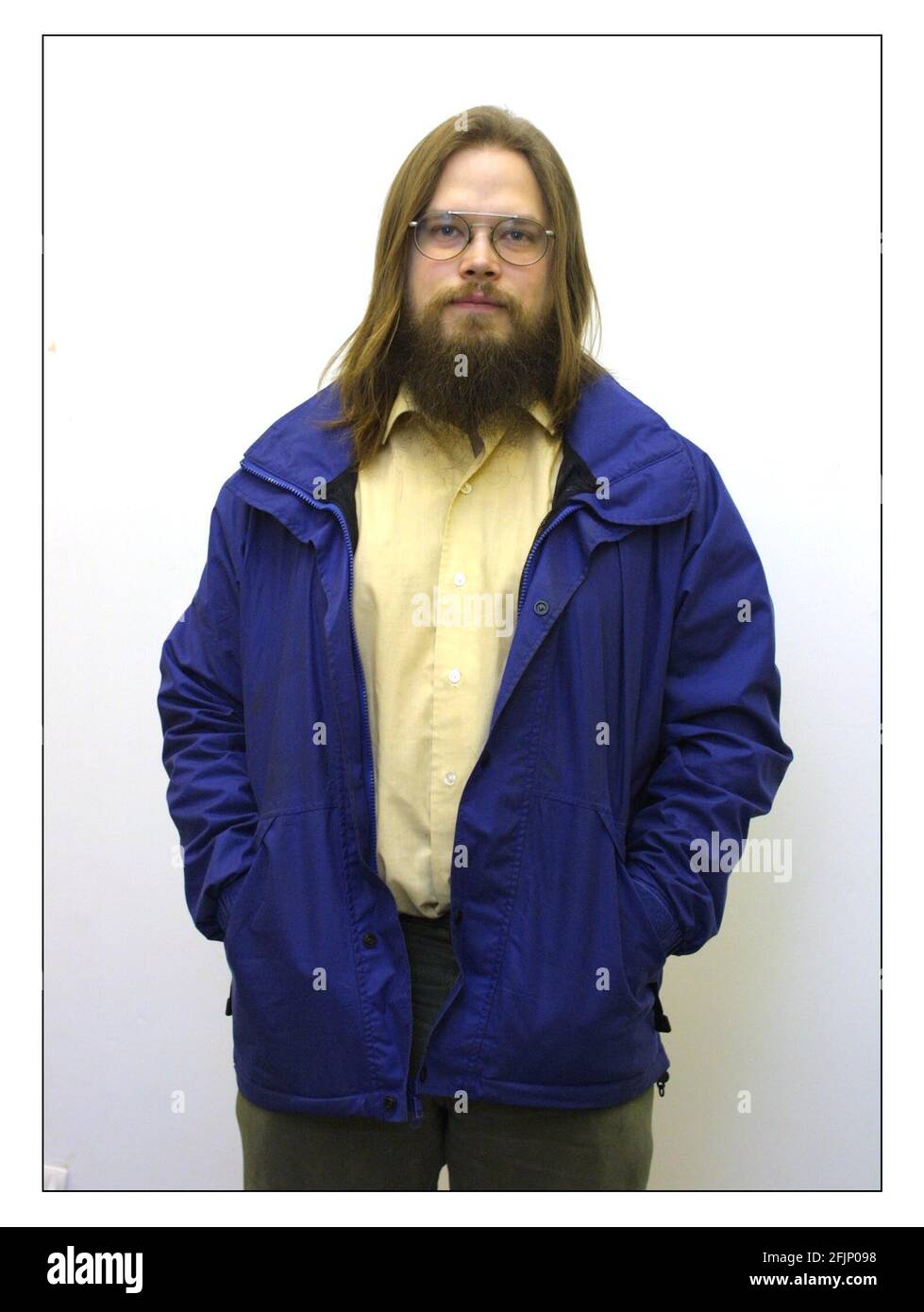 Jesse Schust marching against war on Saturday...pic David Sandison 13/2 ...