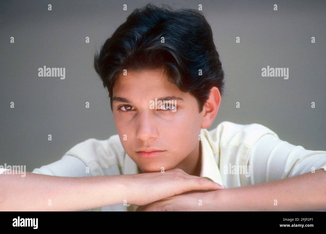 Ralph Maccio 1985 Photo by Adam Scull-PHOTOlink.net Stock Photo - Alamy
