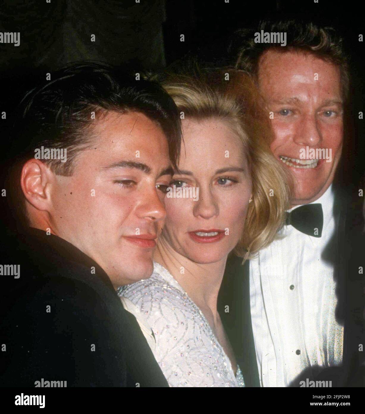 Robert Downey Jr.Cybill Shepherd Ryan O'Neal 1988 Photo by Adam Scull ...