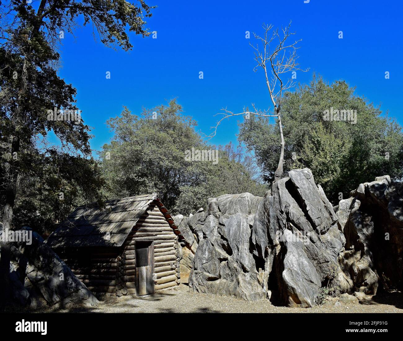 mining cabin, Columbia, California Stock Photo - Alamy