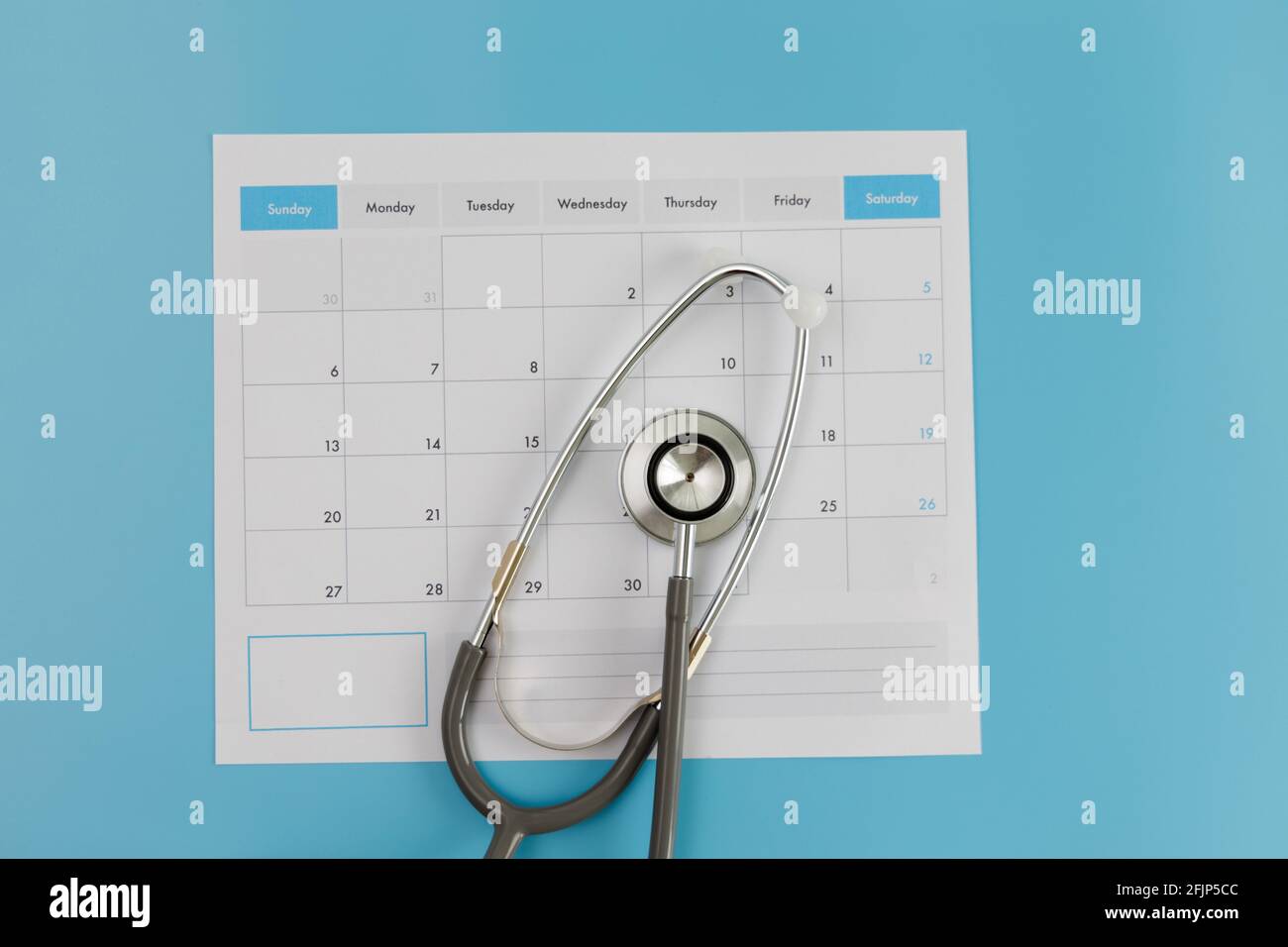 Doctor appointment schedule checkup on calendar Medicine doctor working ...