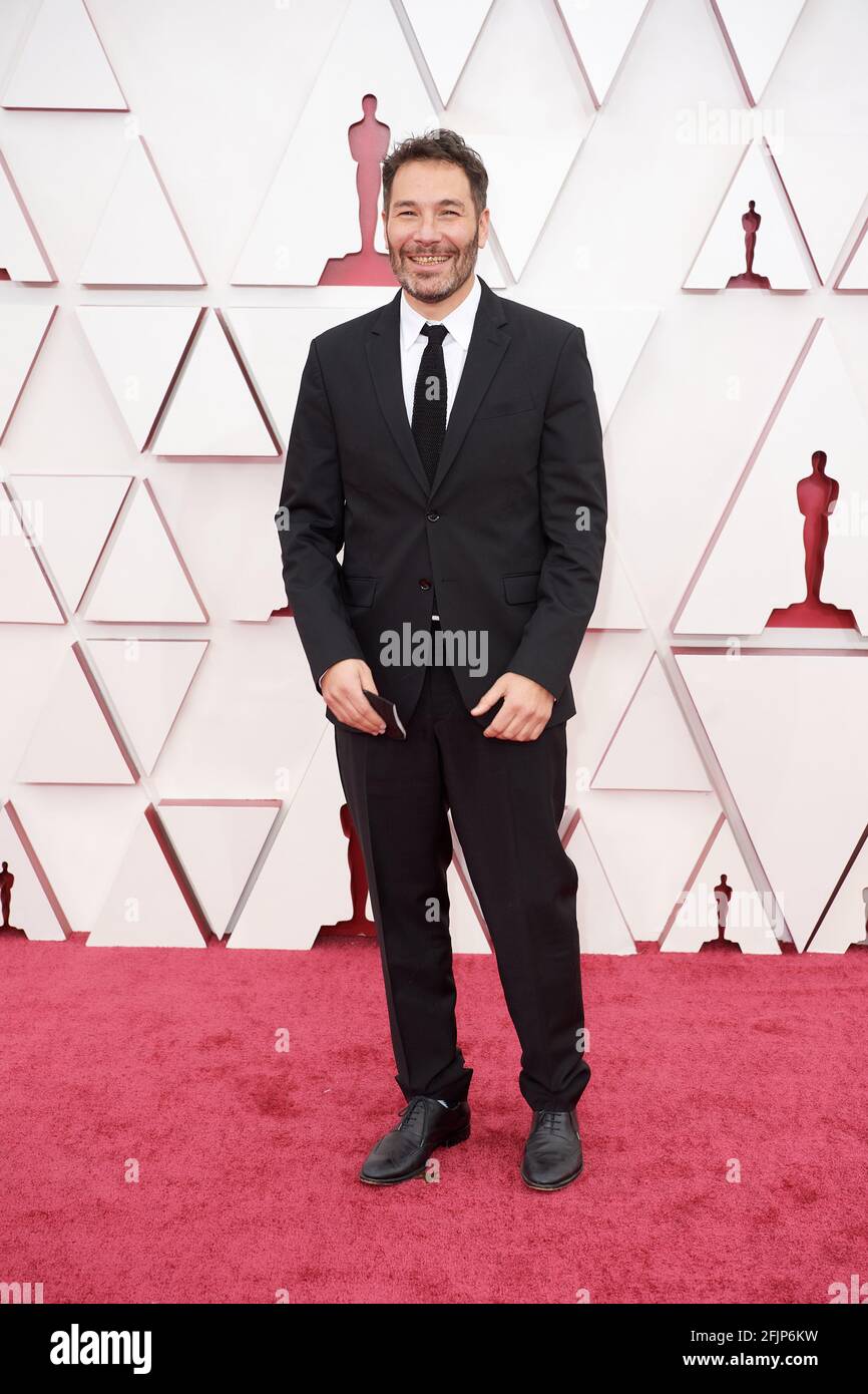 Los Angeles, USA. 25th Apr, 2021. Oscar® nominee Dan Swimer arrives on ...