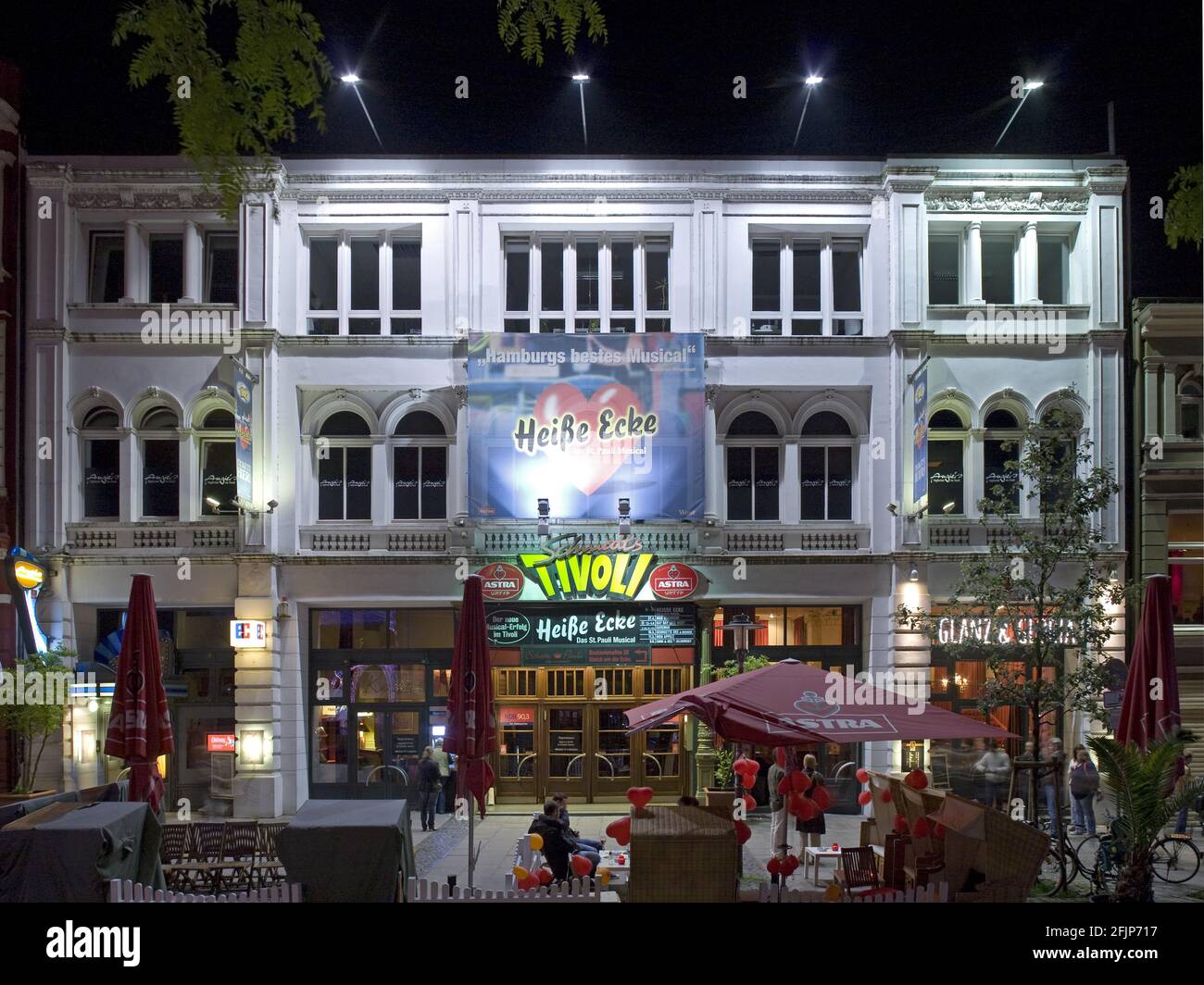 Theater 'Tivioli', red light district, Reeperbahn, Hamburg, Germany ...