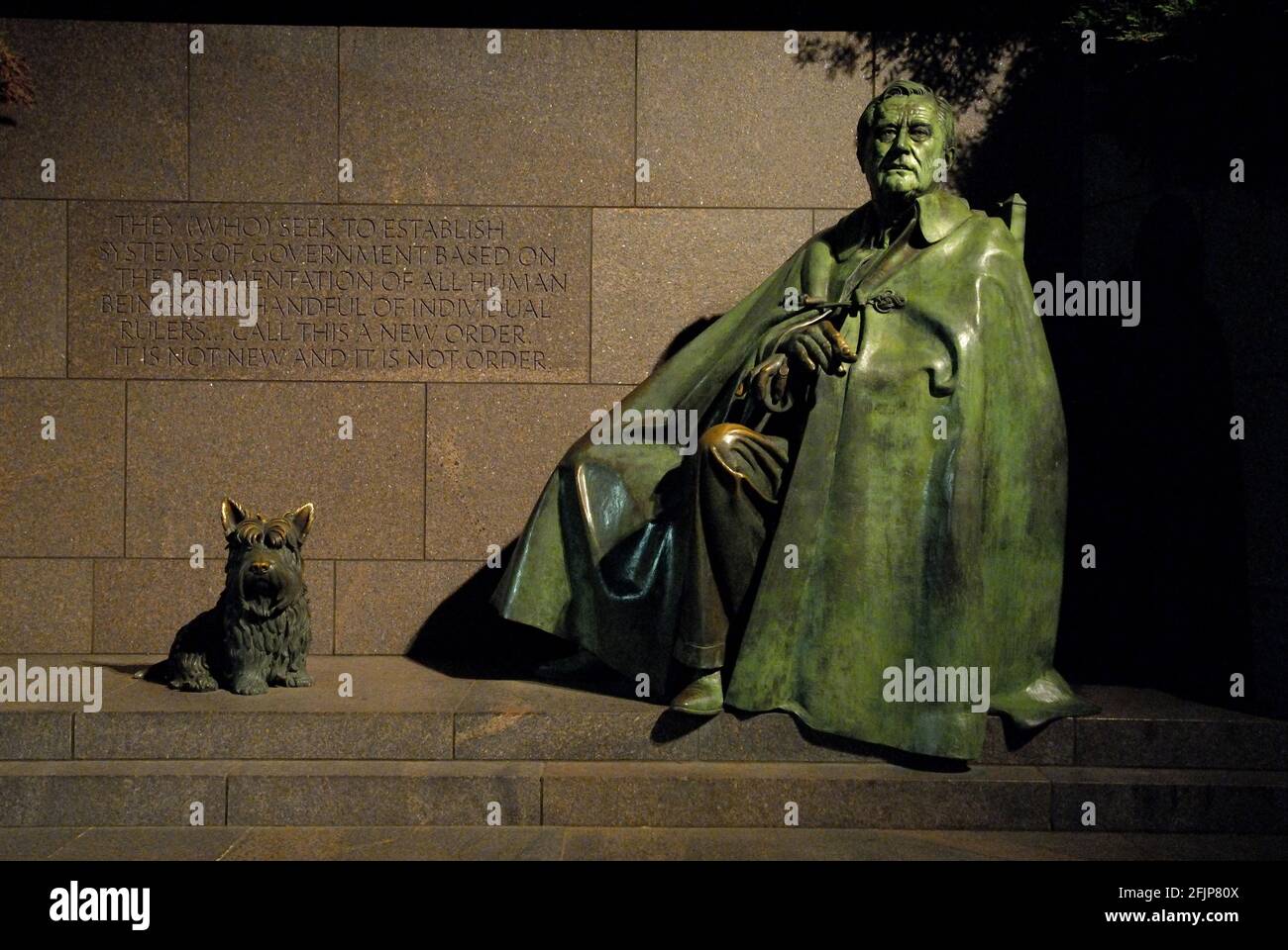 Statue of Franklin D. Roosevelt, DC, Franklin Delano Roosevelt Memorial ...