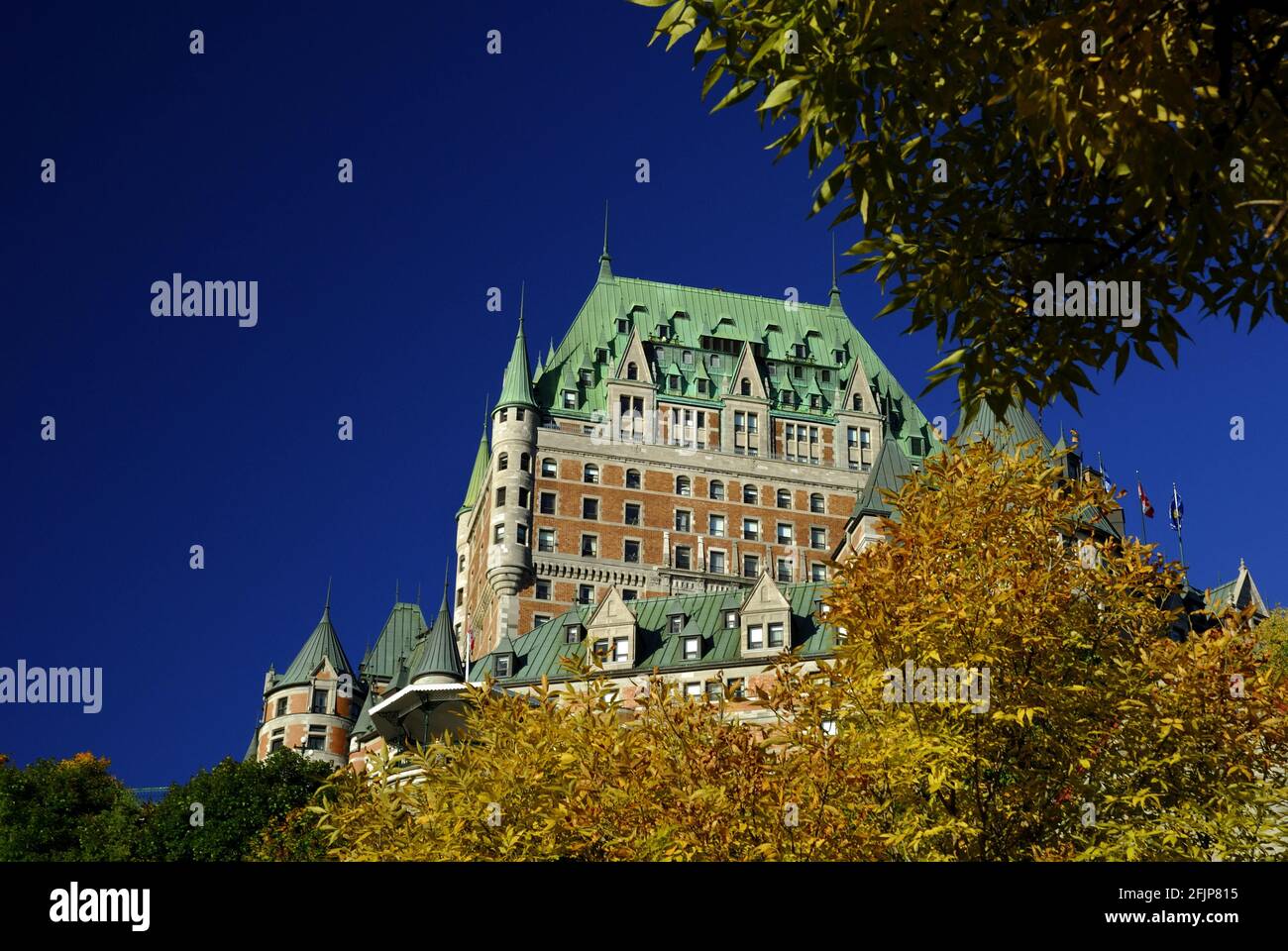 Castle Frontenac, Chateau, Quebec City, Quebec, Canada Stock Photo - Alamy