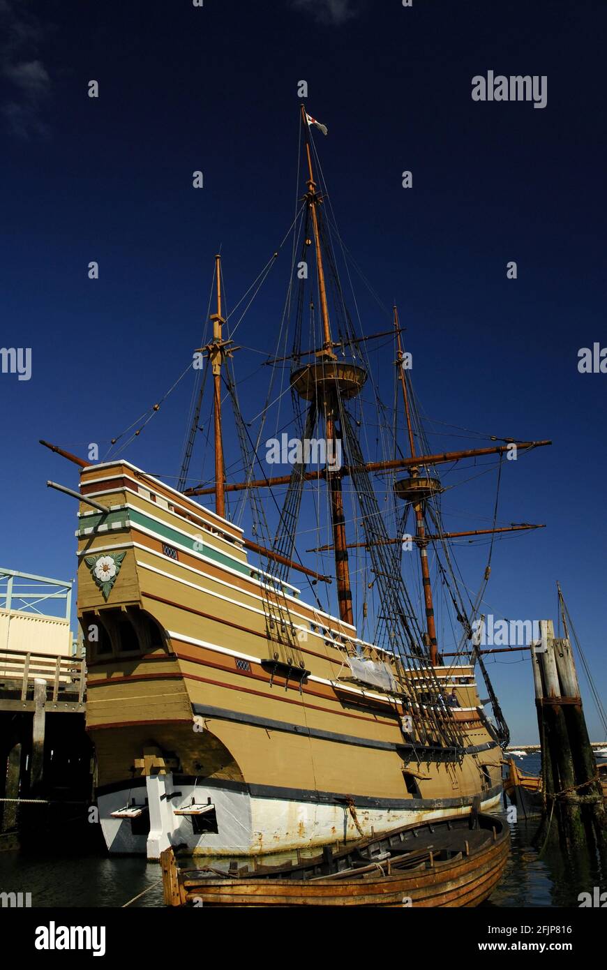 Replica of the Mayflower, settlement of North America 1620, Pilgrims ...