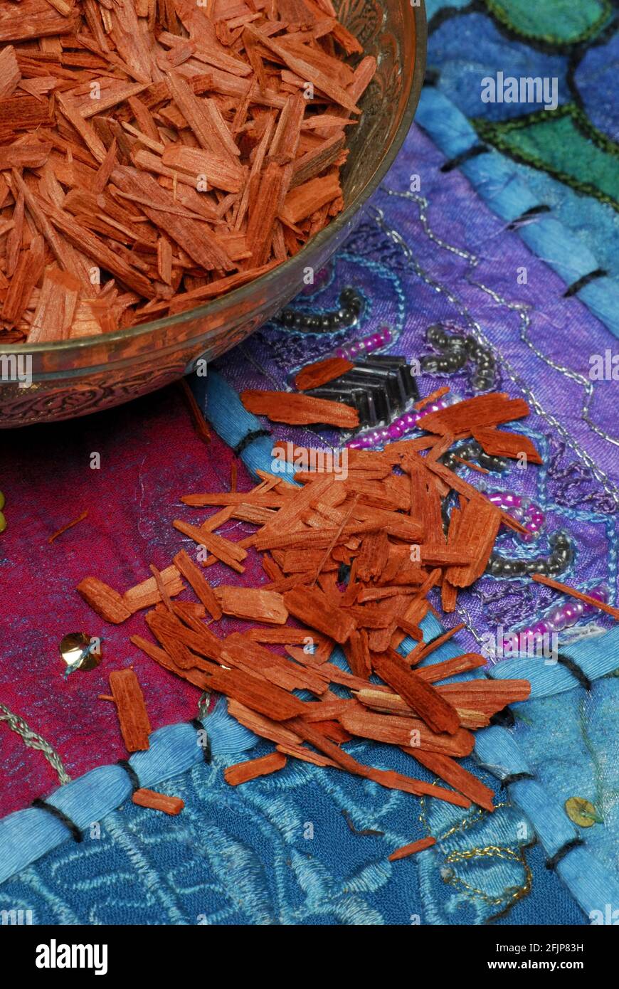 Pterocarpus santalinus (Pterocarpus santalinus) sandalwood tree, potash ...