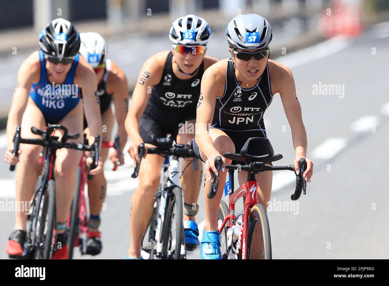 Hatsukaichi City, Hiroshima, Japan. 24th Apr, 2021. Niina Kishimoto ...