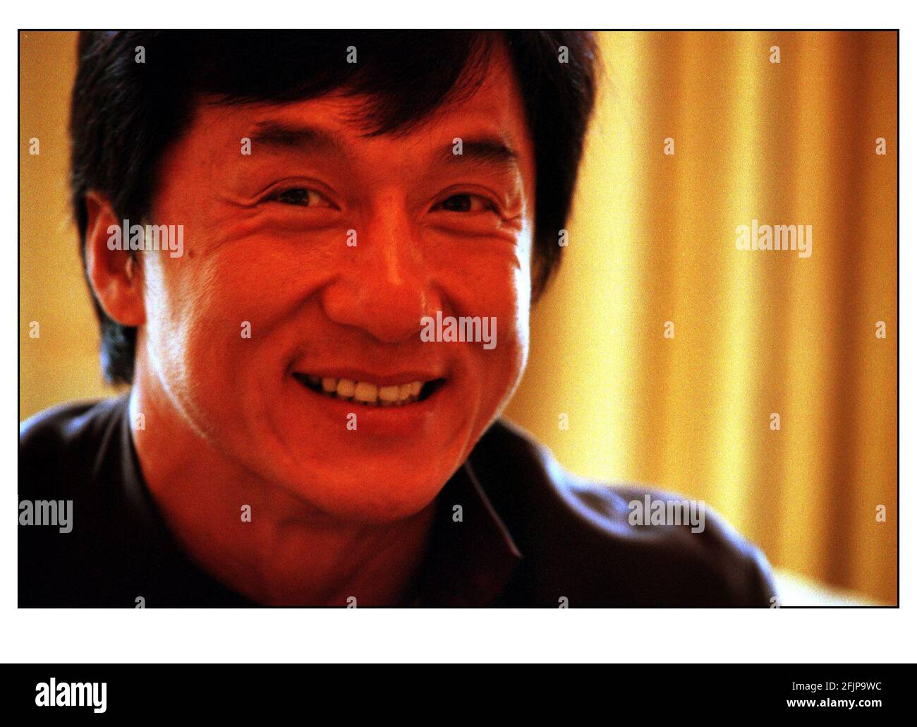 Jackie Chan in London for launch of his new film Shang High Noon Aug ...