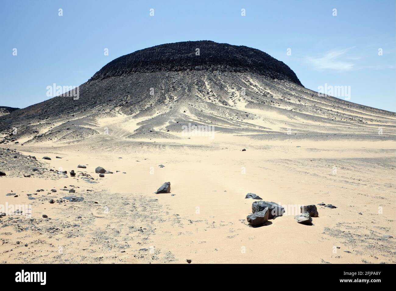 Black Desert, Libyan Desert, Egypt Stock Photo - Alamy