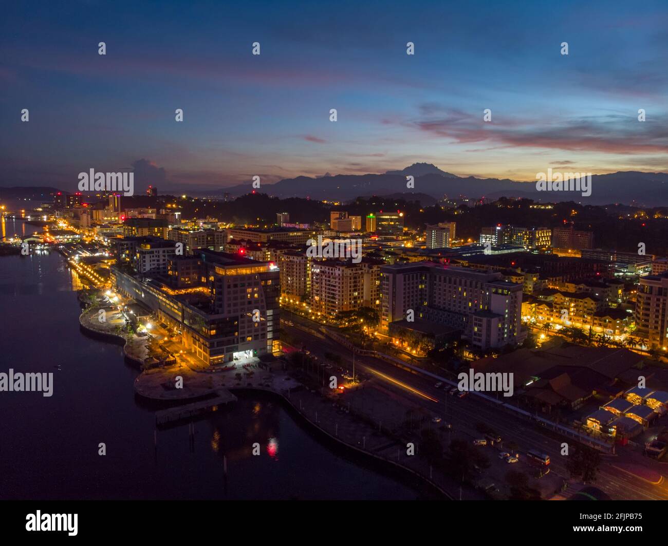 Borneo aerial view kota kinabalu hi-res stock photography and images ...