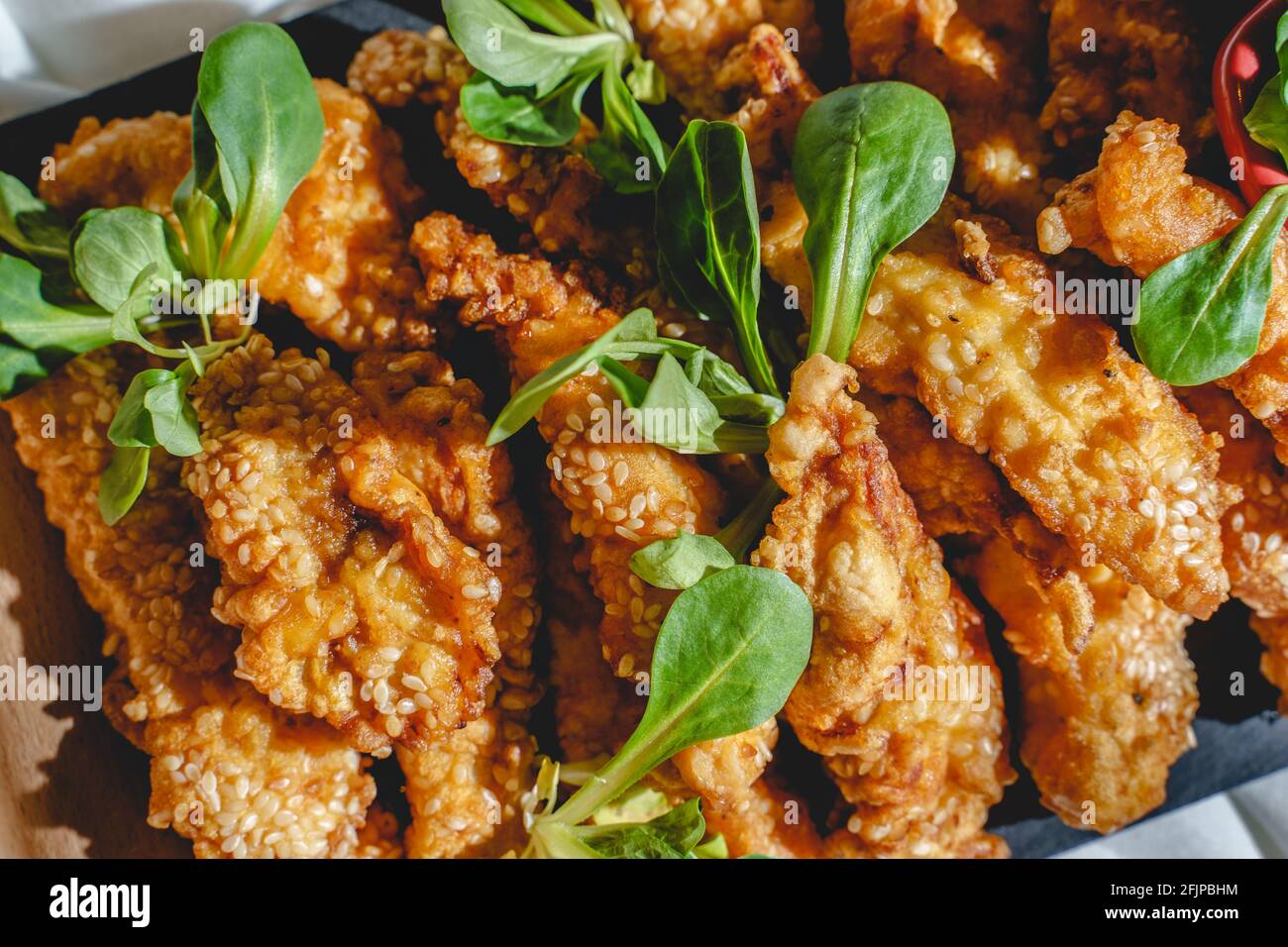Deep fried sweet basil hi-res stock photography and images - Alamy