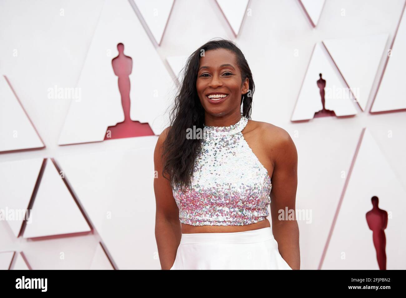 Los Angeles, USA. 25th Apr, 2021. Oscar® nominee Mia Neal arrives on ...