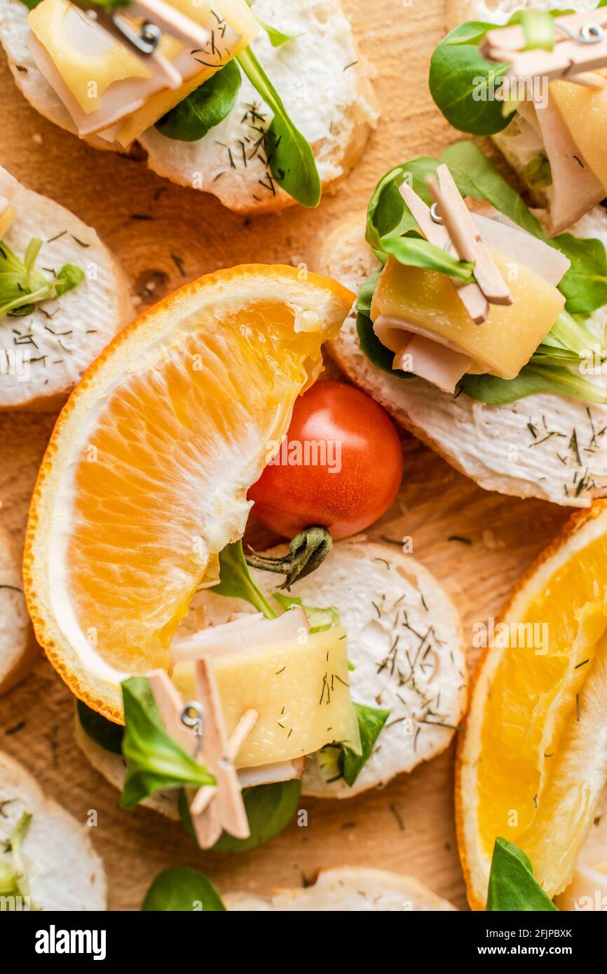 Close up delicious catering meal hi-res stock photography and images ...