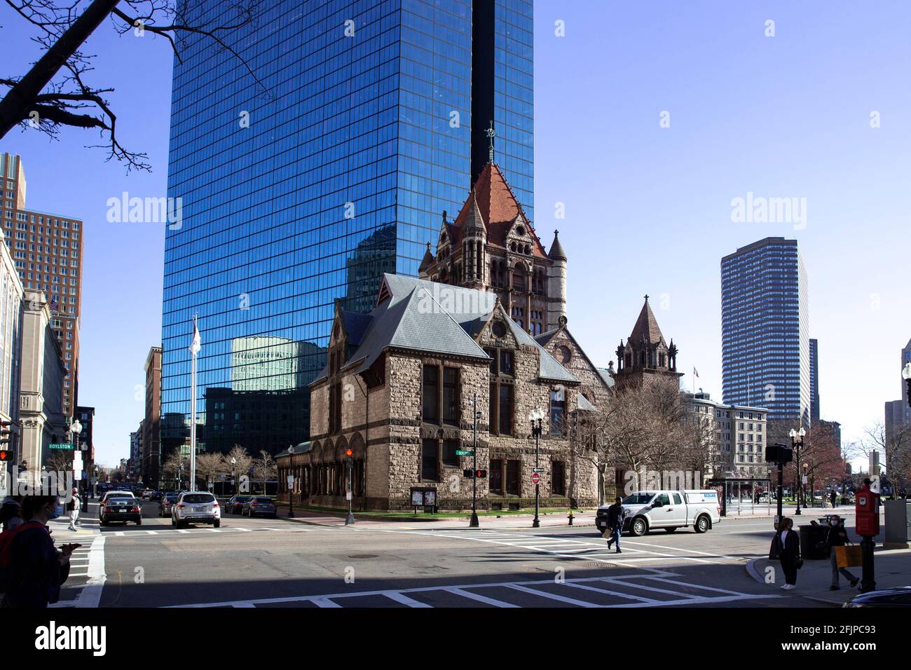 Intersection in downtown boston hi-res stock photography and images - Alamy