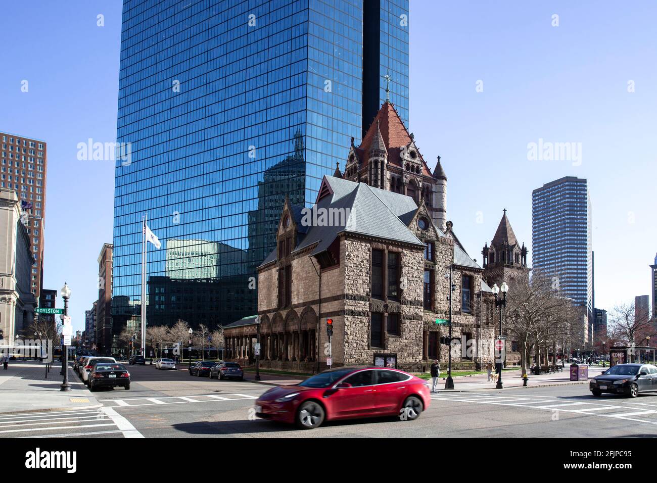 Intersection in downtown boston hi-res stock photography and images - Alamy