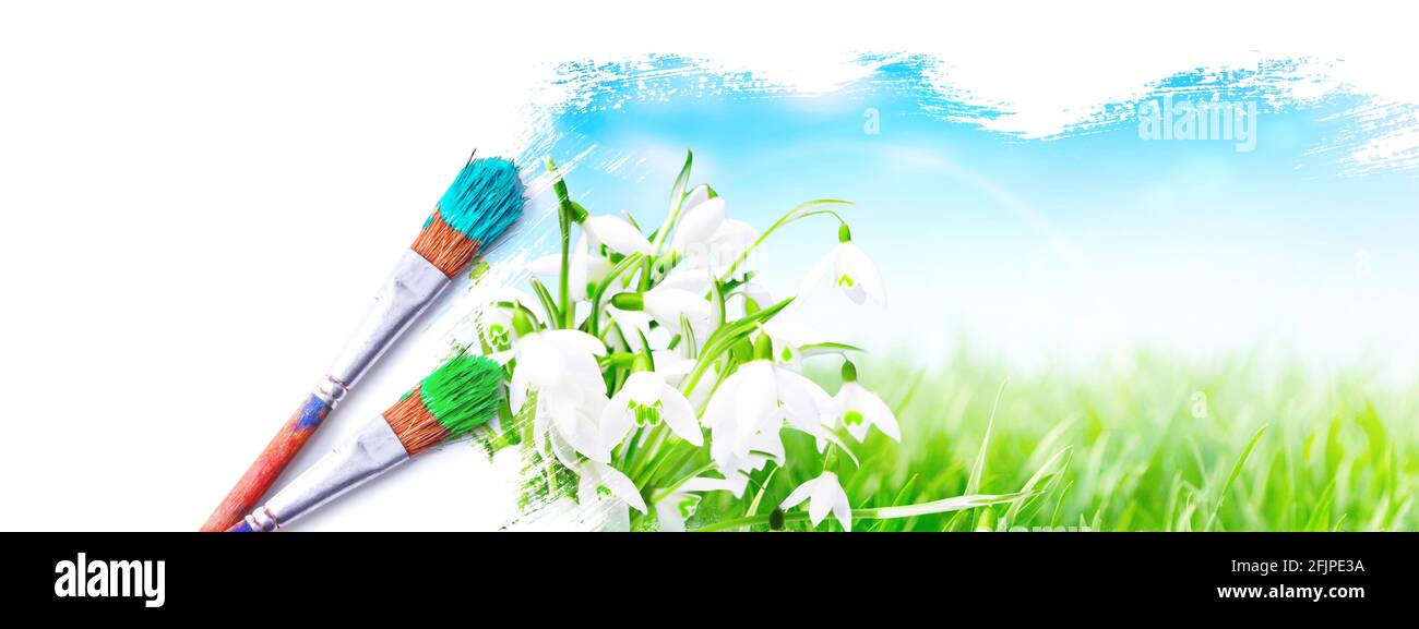 Concept of creating art. Creativity and imagination Stock Photo - Alamy