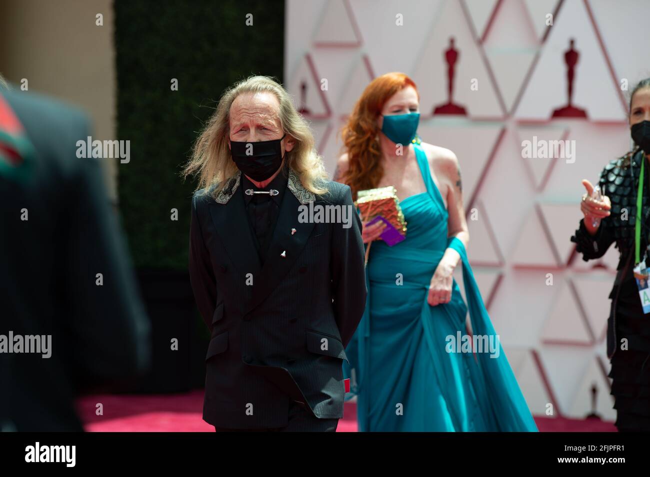 Los Angeles, USA. 25th Apr, 2021. Oscar® nominee Paul Raci (L) and Liz ...