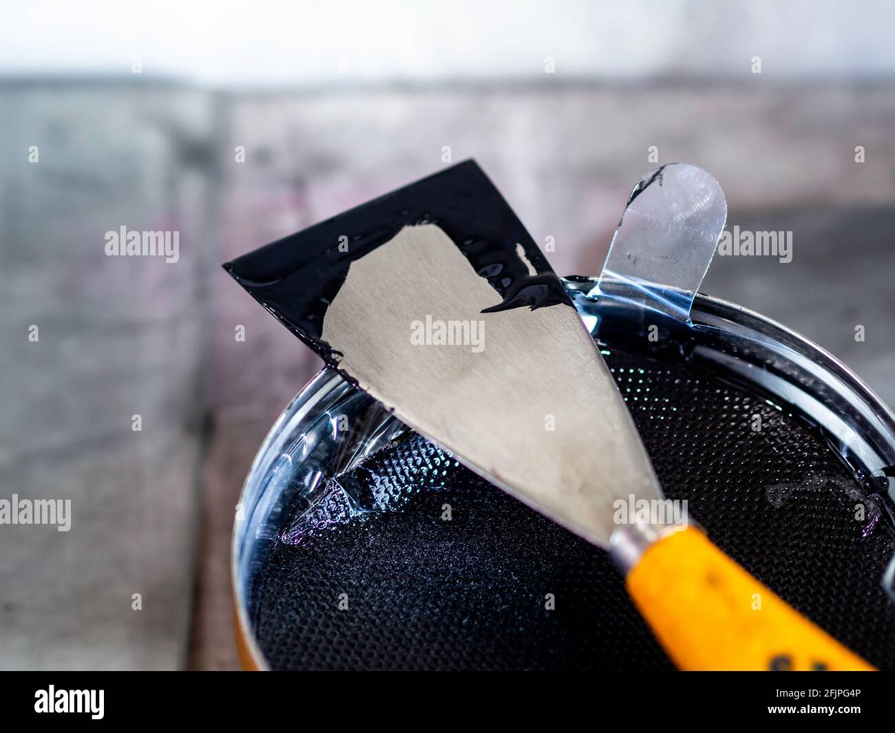 Rubber scraper hi-res stock photography and images - Alamy