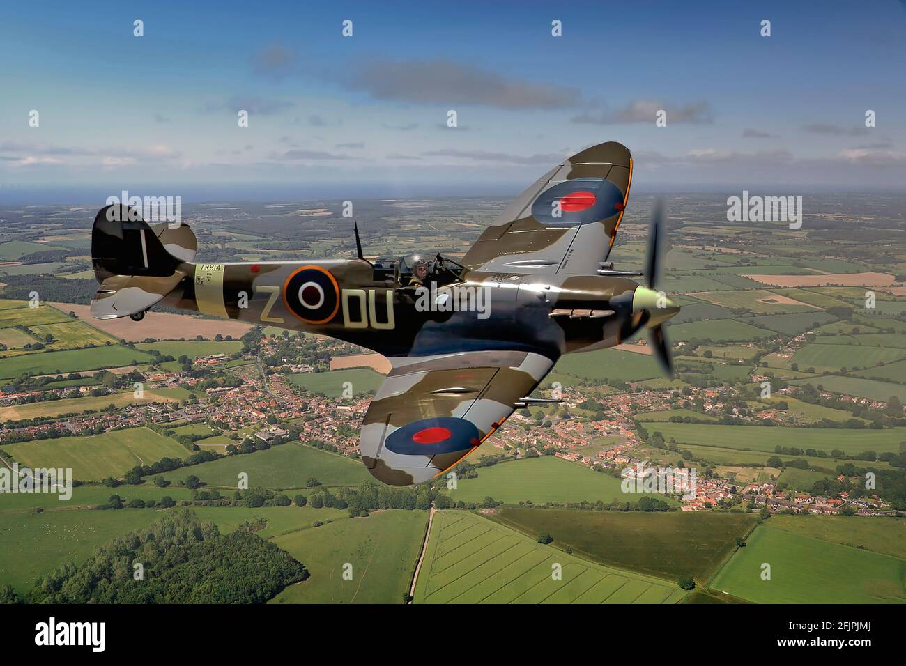Supermarine spitfire 5 royal air force hi-res stock photography and ...