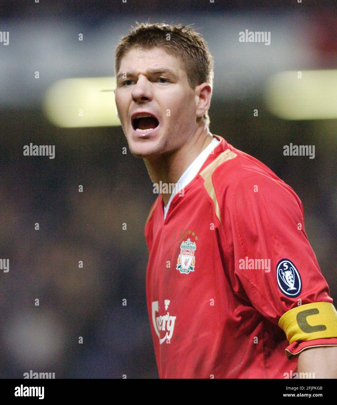 CHAMPIONS LEAGUE CHELSEA V LIVERPOOL. LIVERPOOL CAPTAIN STEVEN GERRARD ...