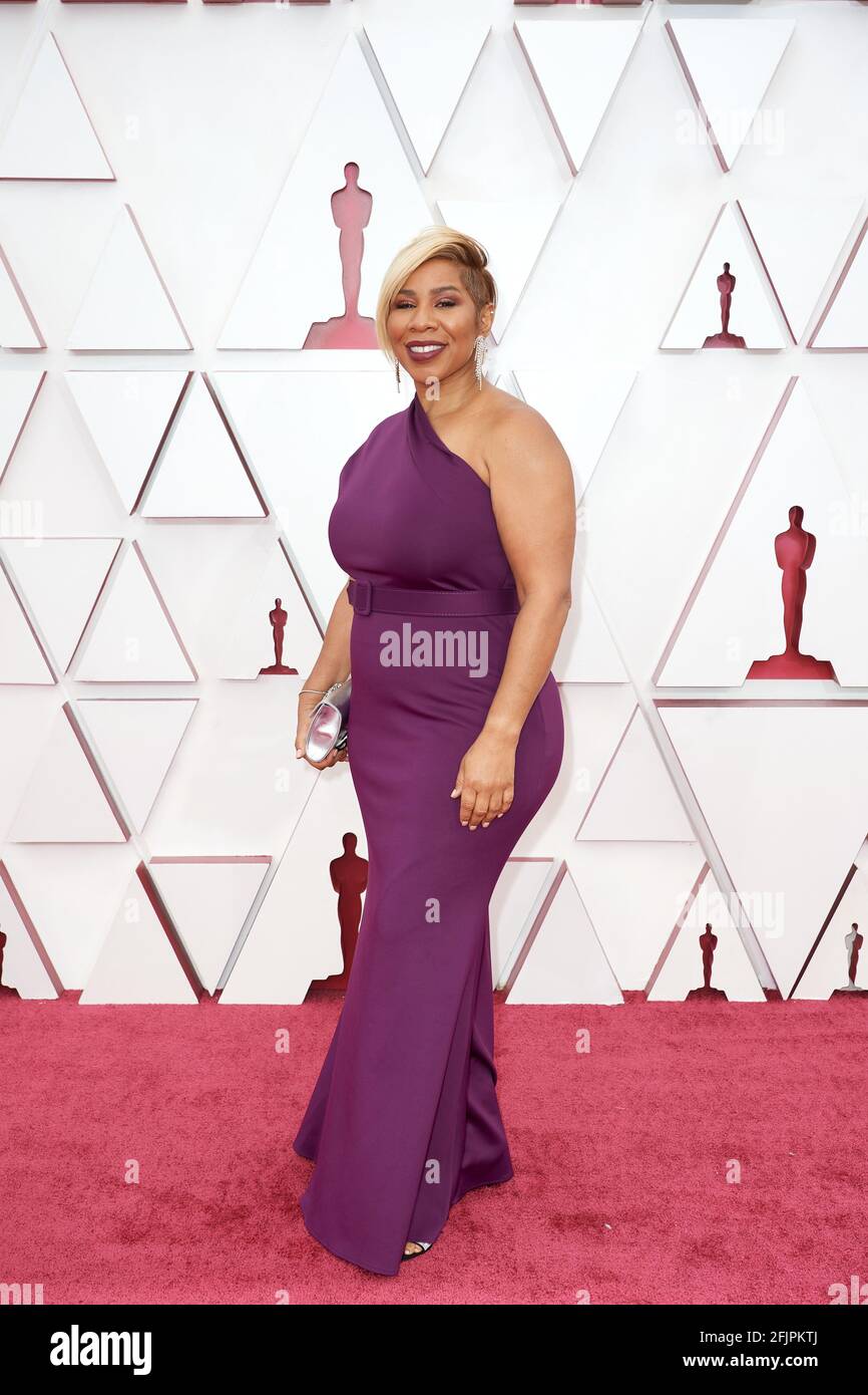 Los Angeles, USA. 25th Apr, 2021. Oscar® nominee Jamika Wilson arrives ...