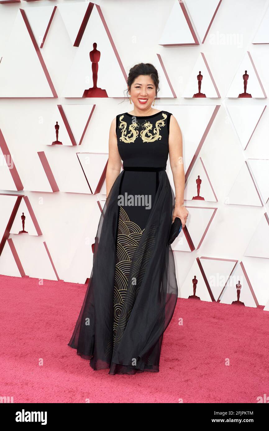 Los Angeles, USA. 25th Apr, 2021. Oscar® nominee Gennie Rim on the red ...