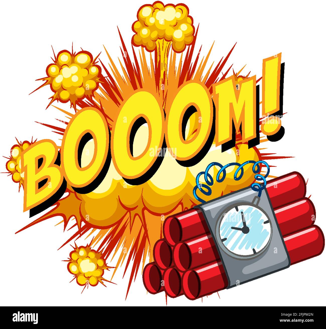 Comic speech bubble with boom text illustration Stock Vector Image ...