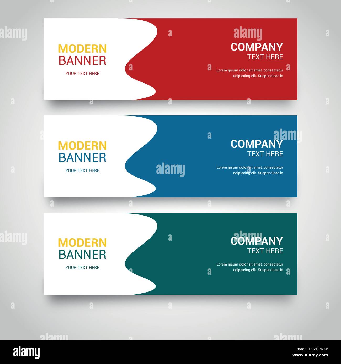 set of abstract banners vector shape Stock Vector Image & Art - Alamy