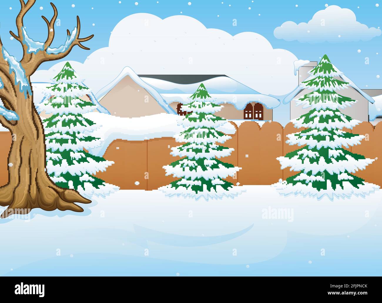 Frost fence Stock Vector Images - Alamy