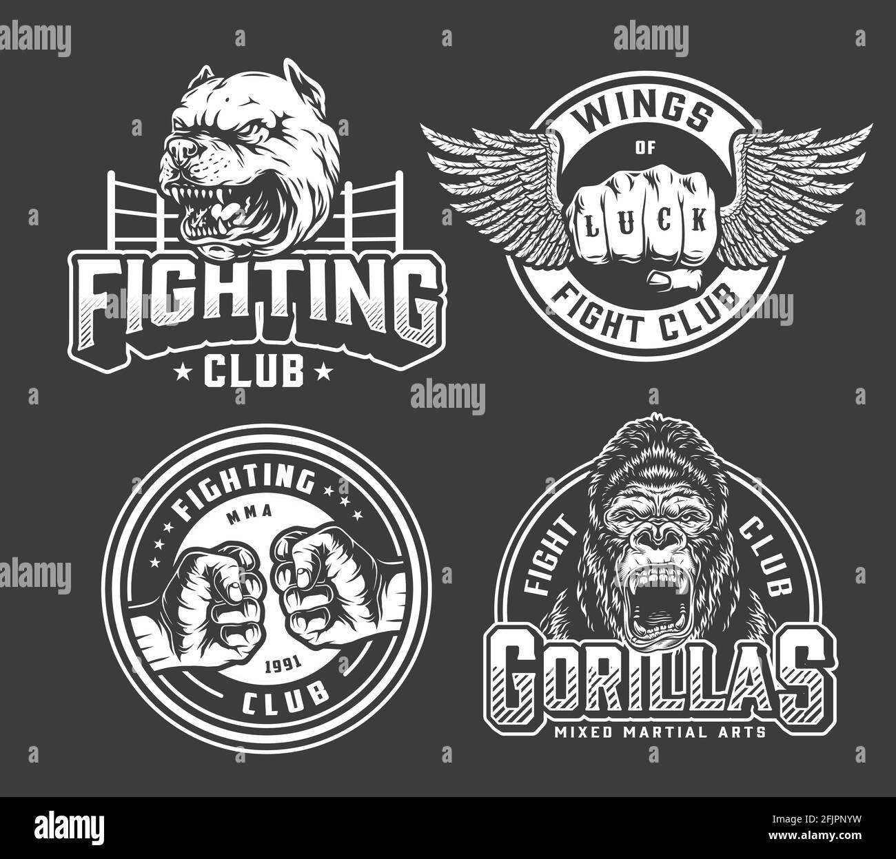 Fighting Dog Vector Vectors High Resolution Stock Photography and ...