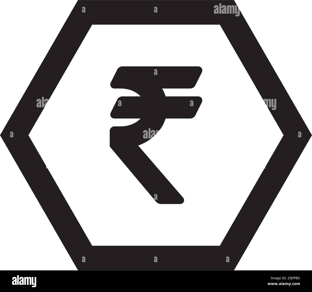 Rupee icon vector currency symbol sign for for business and finance in ...