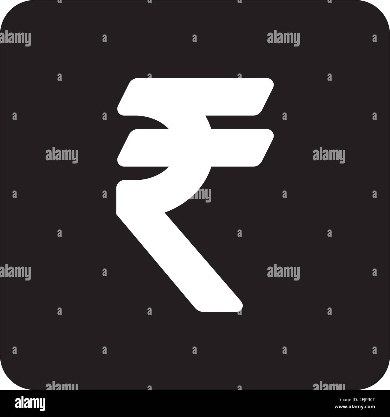Rupee sign icon vector currency symbol for business and finance in a ...