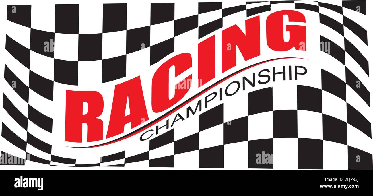 Race flag icon, simple design illustration vector Stock Vector Image ...