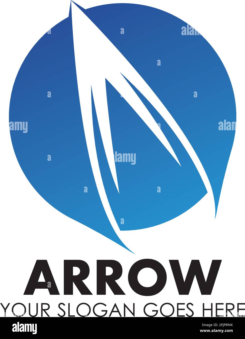 Arrow vector illustration icon Logo Template design Stock Vector Image ...