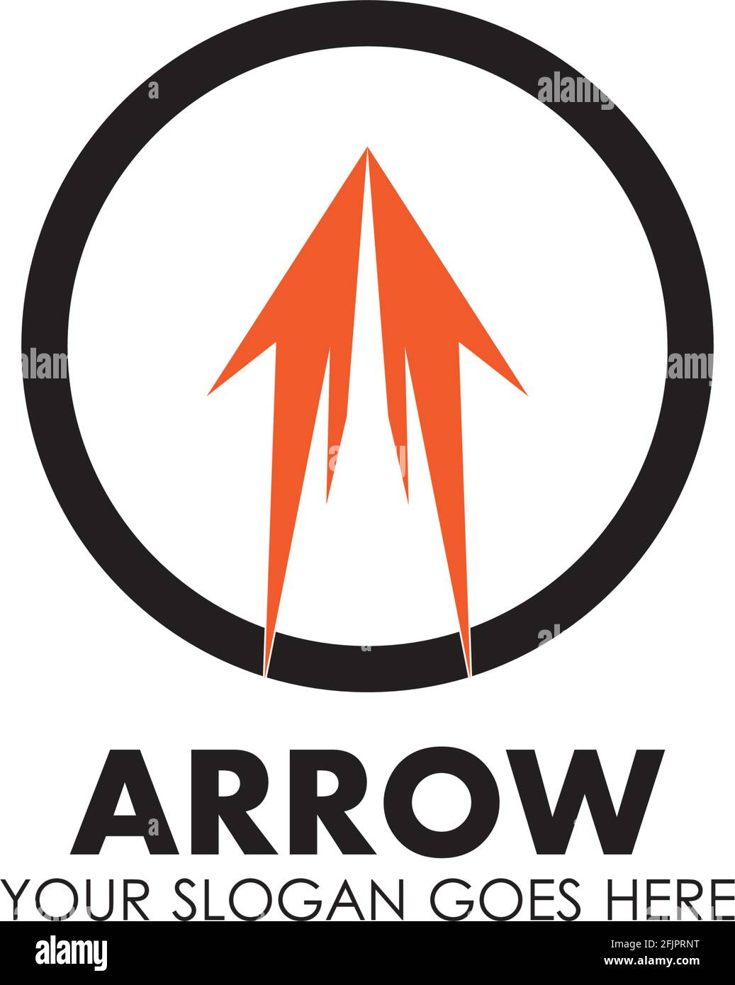 Arrow vector illustration icon Logo Template design Stock Vector Image ...