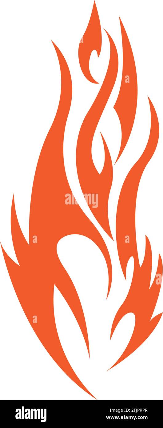 Fire flame vector illustration design template Stock Vector Image & Art ...